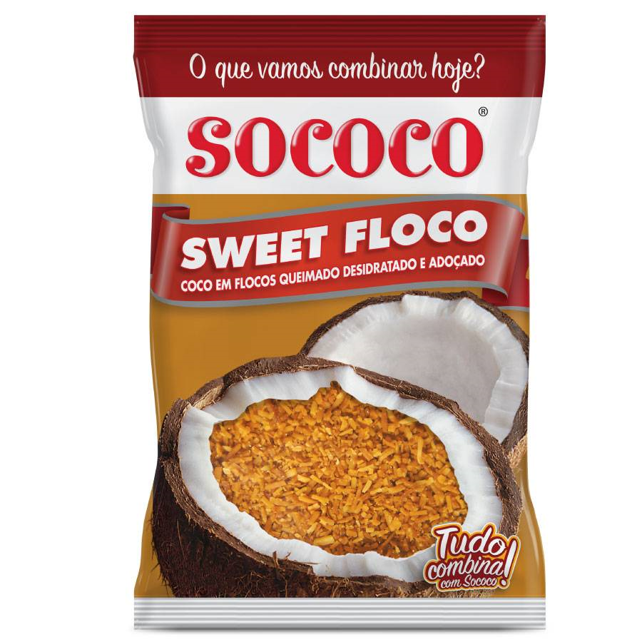 SLM Casa do confeiteiro. Coco Flocos Queimado Integral Desidratado 1 Kg ...